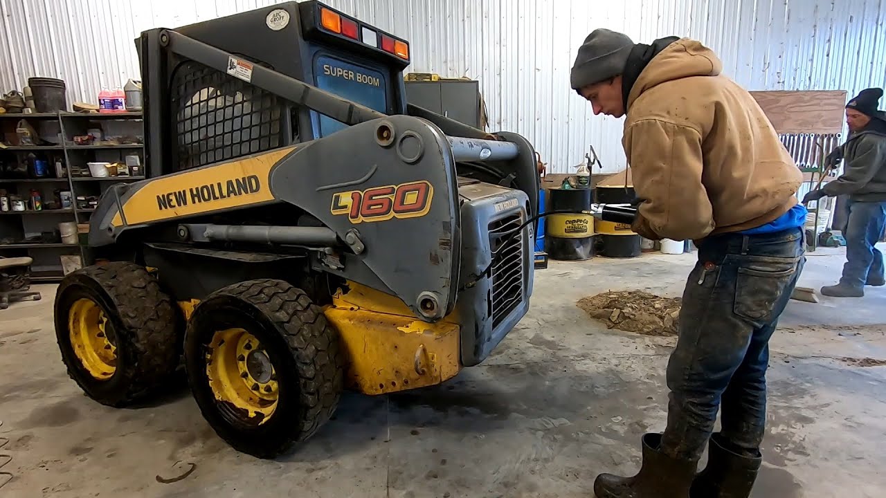 Skid Loader Maintenance - YouTube