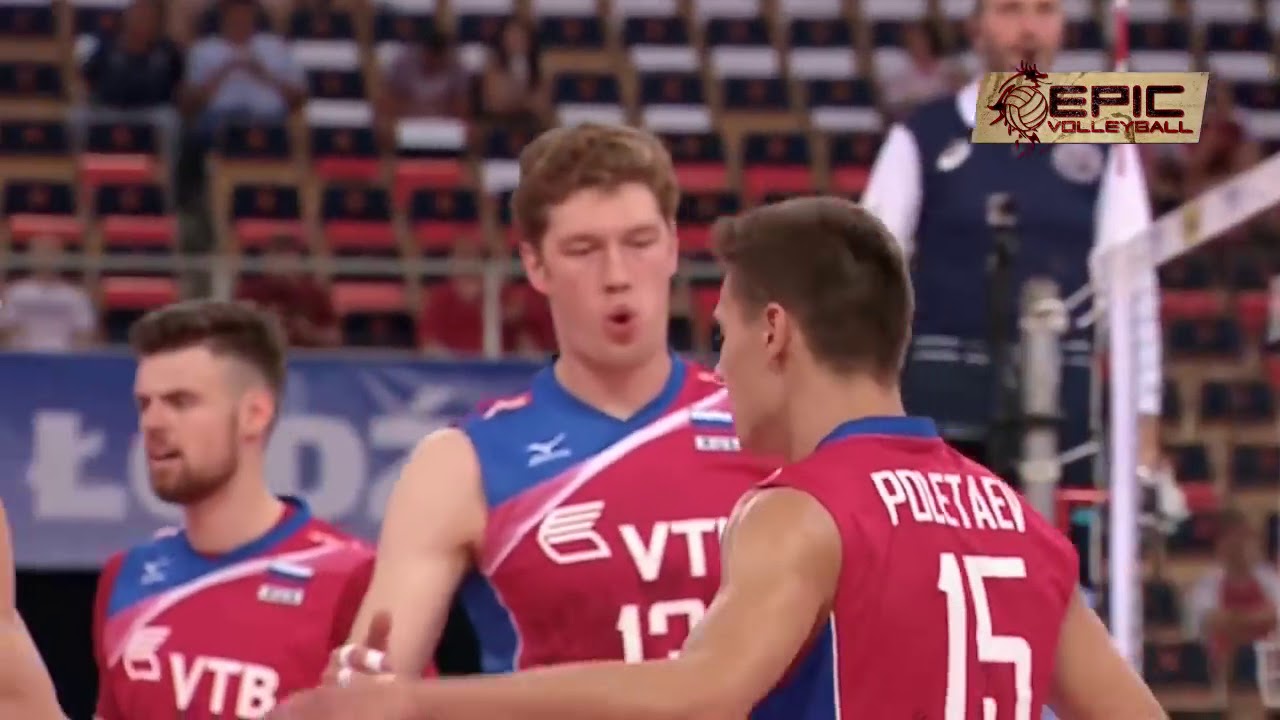 Victor Poletaevによるトップ10のバレーボール攻撃 - YouTube