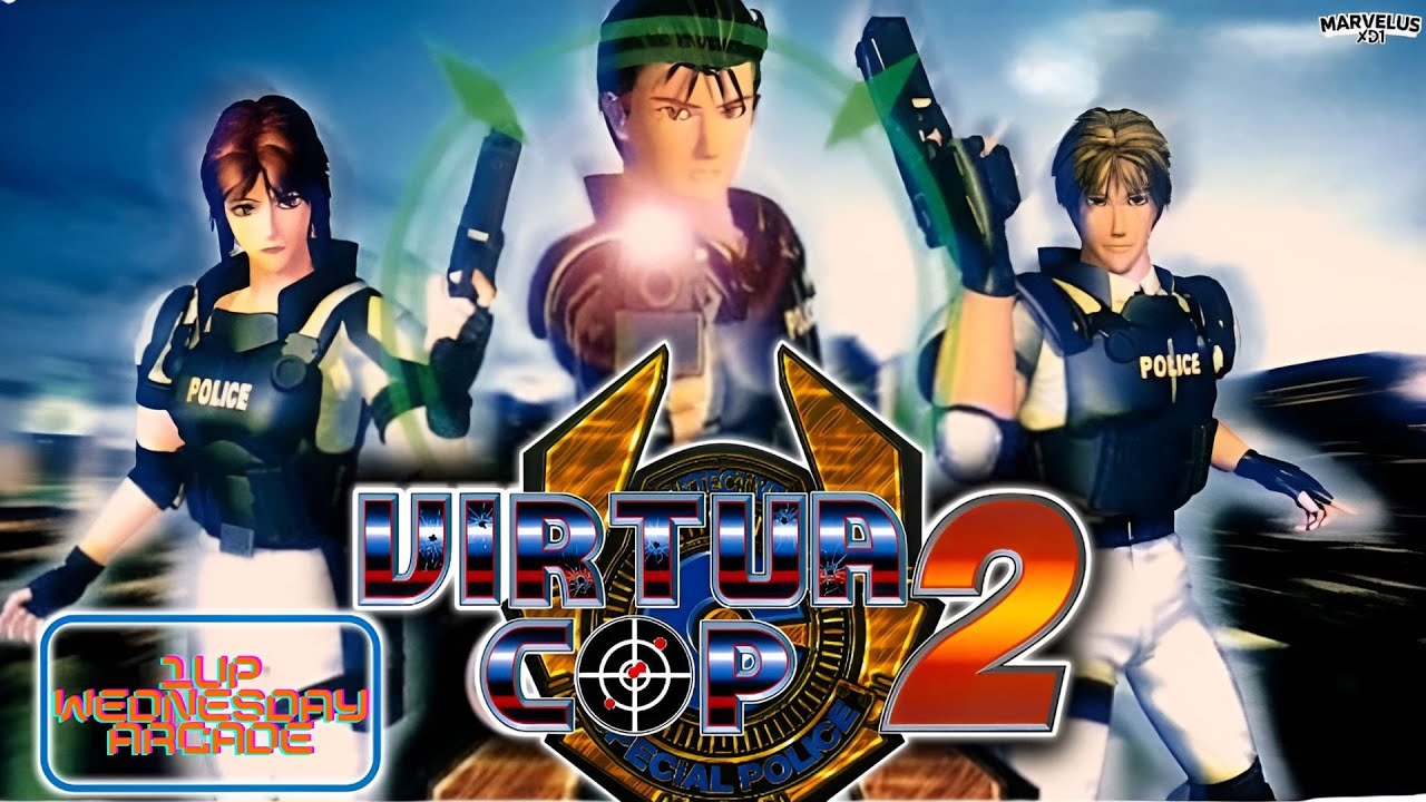 1UP Wednesday Arcade: Virtua Cop 2 Gameplay/Review | Sega AM2 Light Gun ...