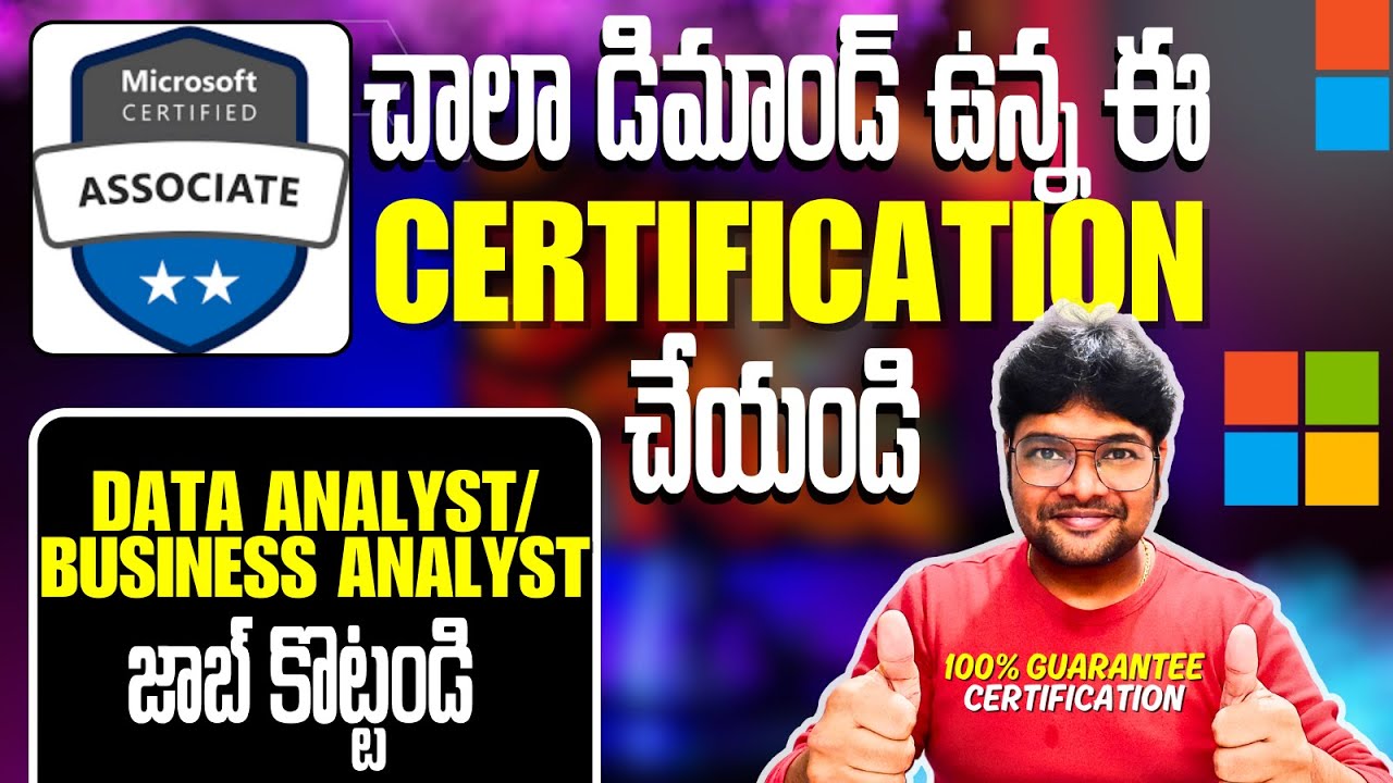 Microsoft Certified Power BI Data Analyst | 100% Certification | PL-300 ...