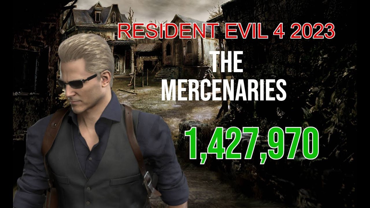 The Mercenaries Gameplay(1,427,970) HIGH SCORE Wesker - The Village ...