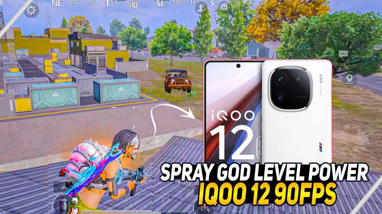 SPRAY GOD LEVEL POWER 😱IQOO 12 SMOOTH + 90FPS PUBG / BGMI TEST 2024 ...