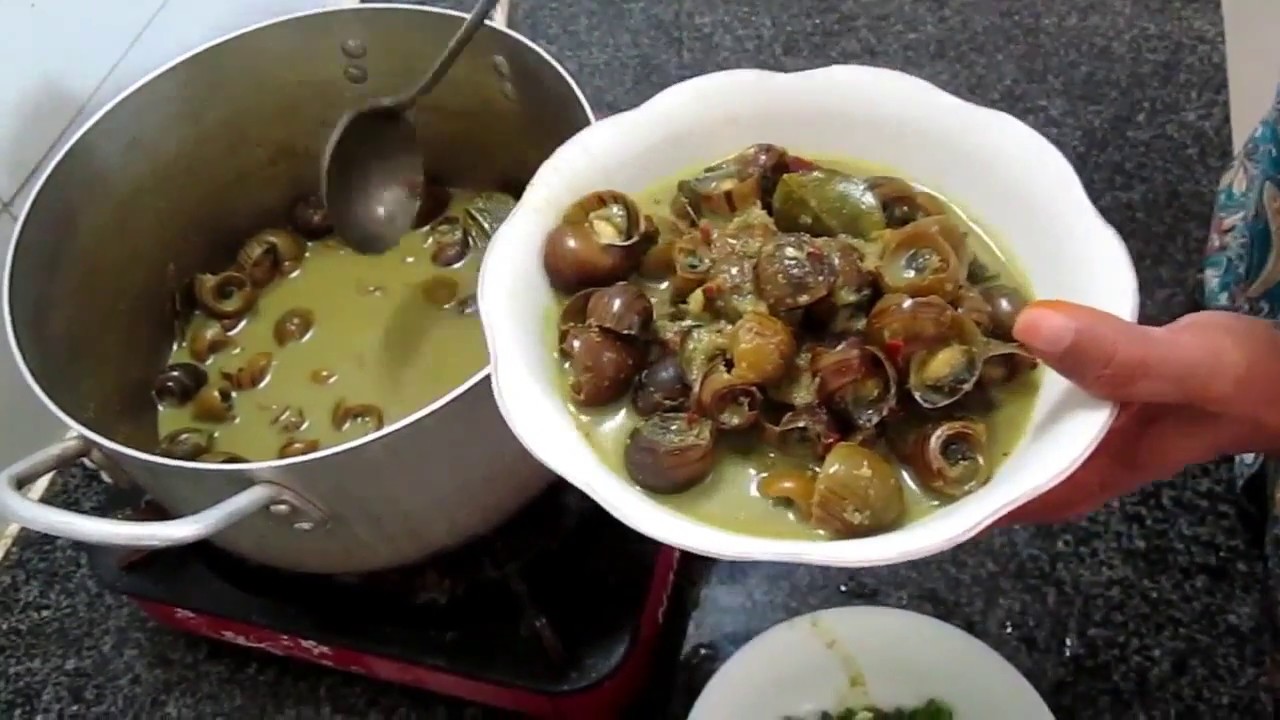 Home Village Food, How To Cook Snail Curry, Asian Food, Khmer Food ...