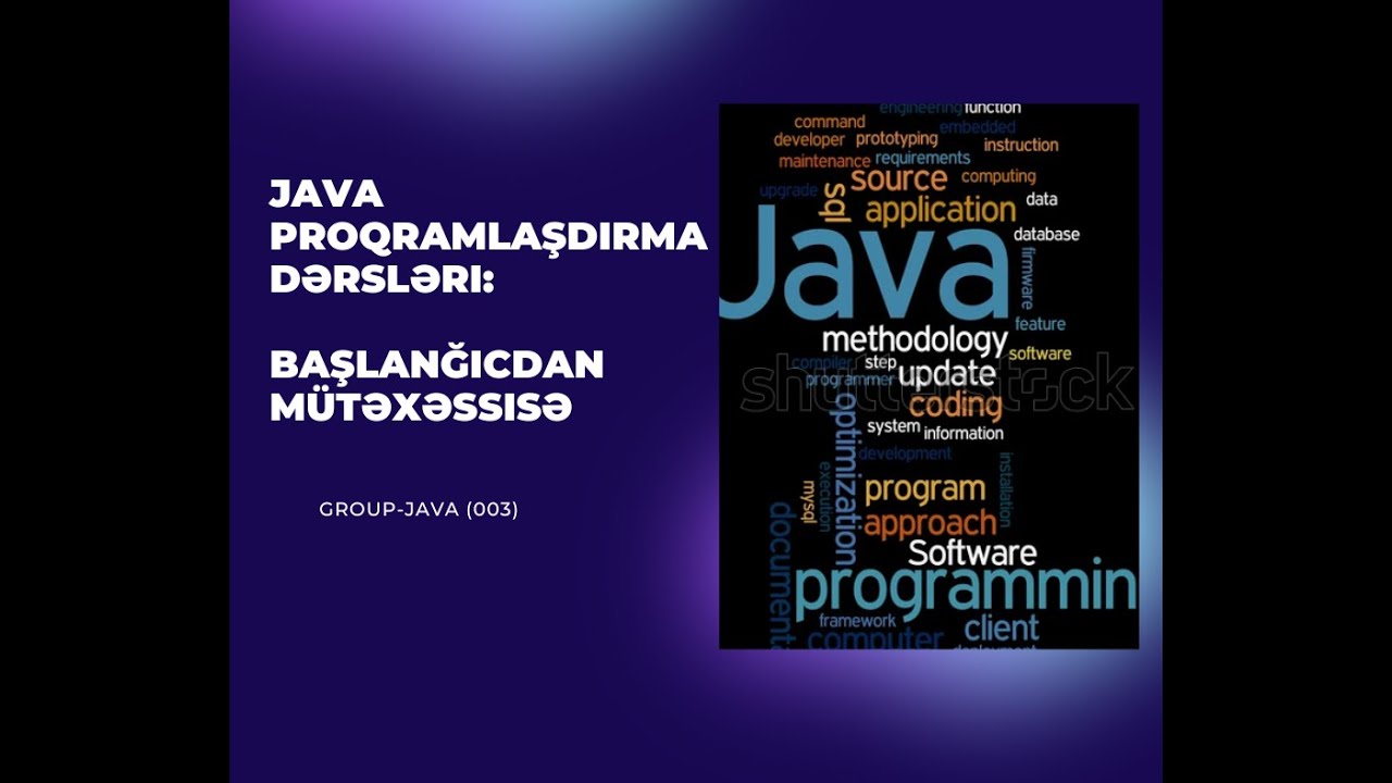 Java Proqramlaşdırma: Əsaslardan İrəli Səviyyəyə Kimi Bütün Mövzular (PART: 42.1) - YouTube