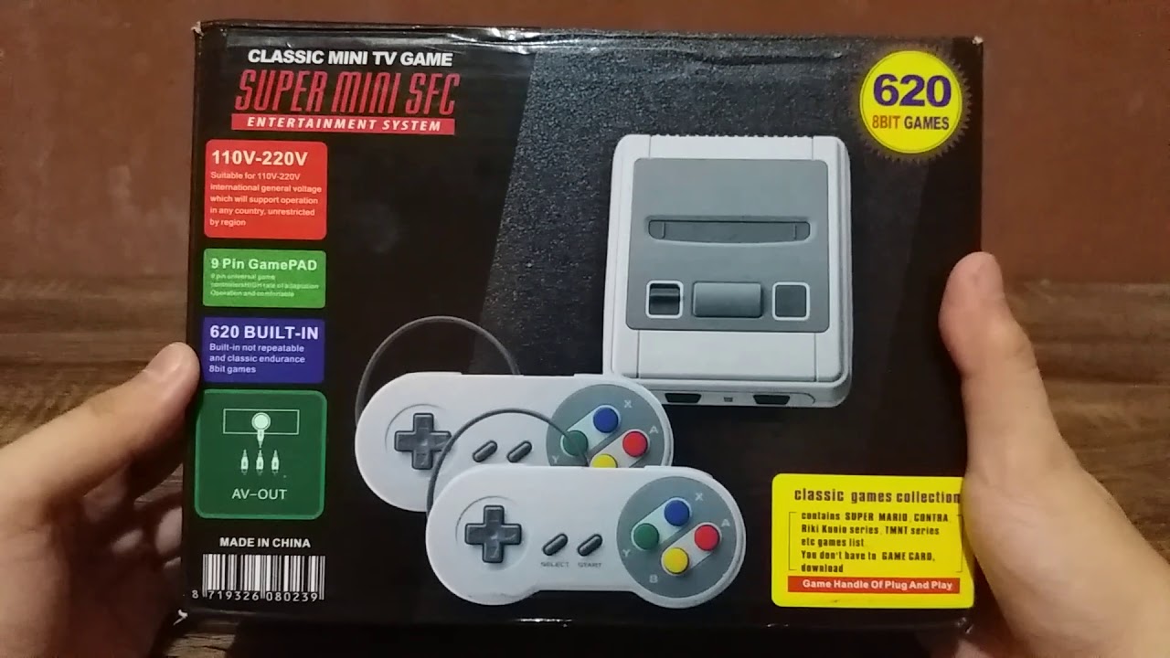Classic Mini TV Game SUPER MINI SFC Unboxing - YouTube