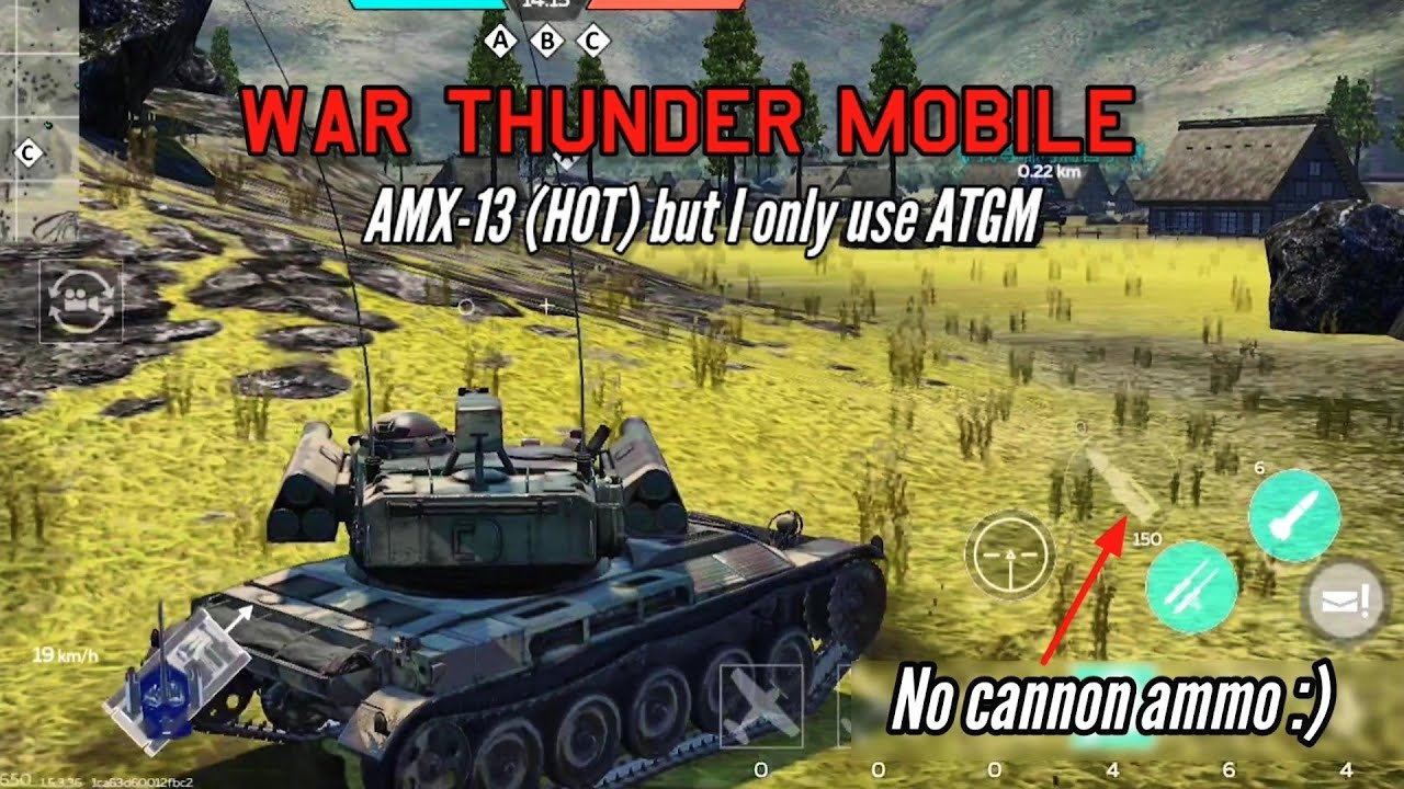 AMX-13 (HOT) BUT I only use ATGM - War Thunder Mobile - YouTube