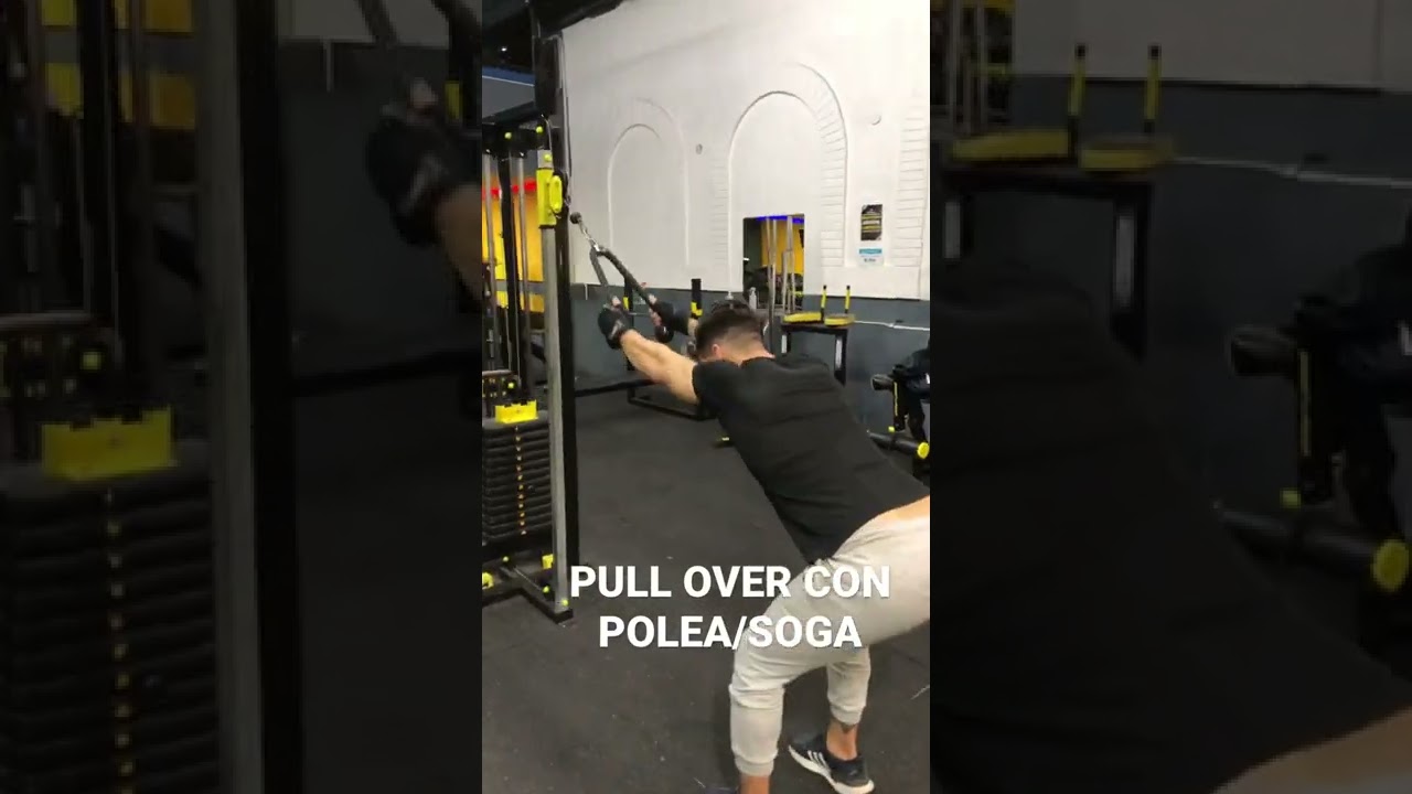 Pull over con polea/soga - YouTube