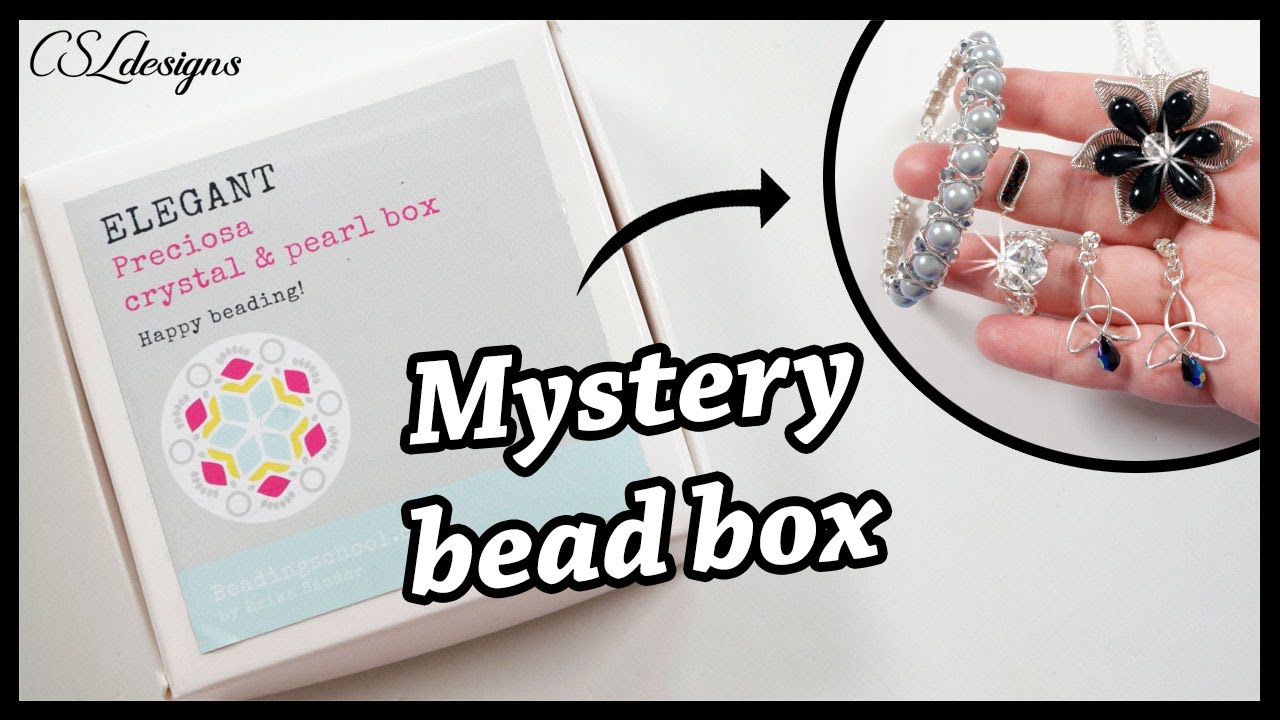 Mystery bead box unboxing and making jewellery! - YouTube