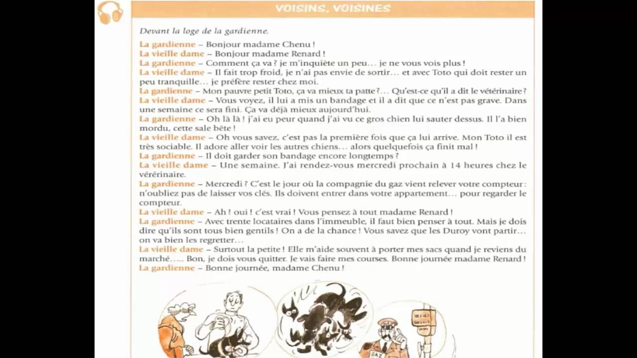 Dialogue En Français Nº:150 Voisins,voisines - YouTube