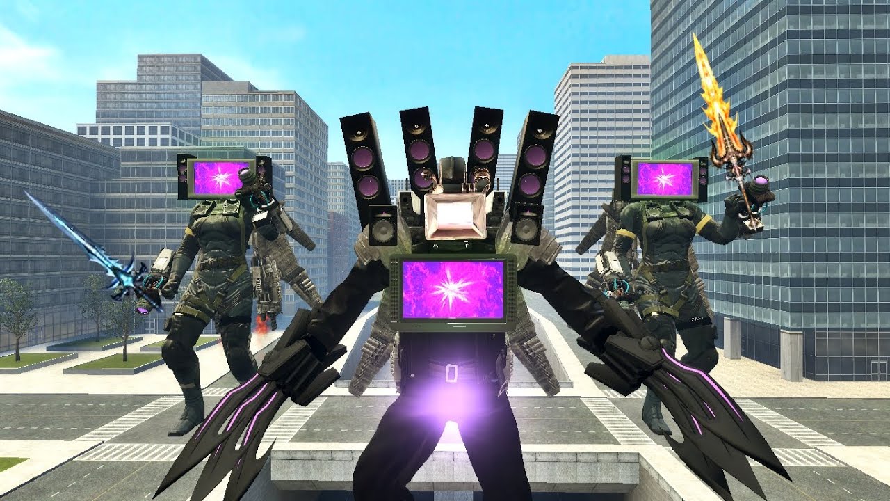 TV Man TITAN and TV WOMan TITAN VS Skibidi toilet Family .Who wins in ...