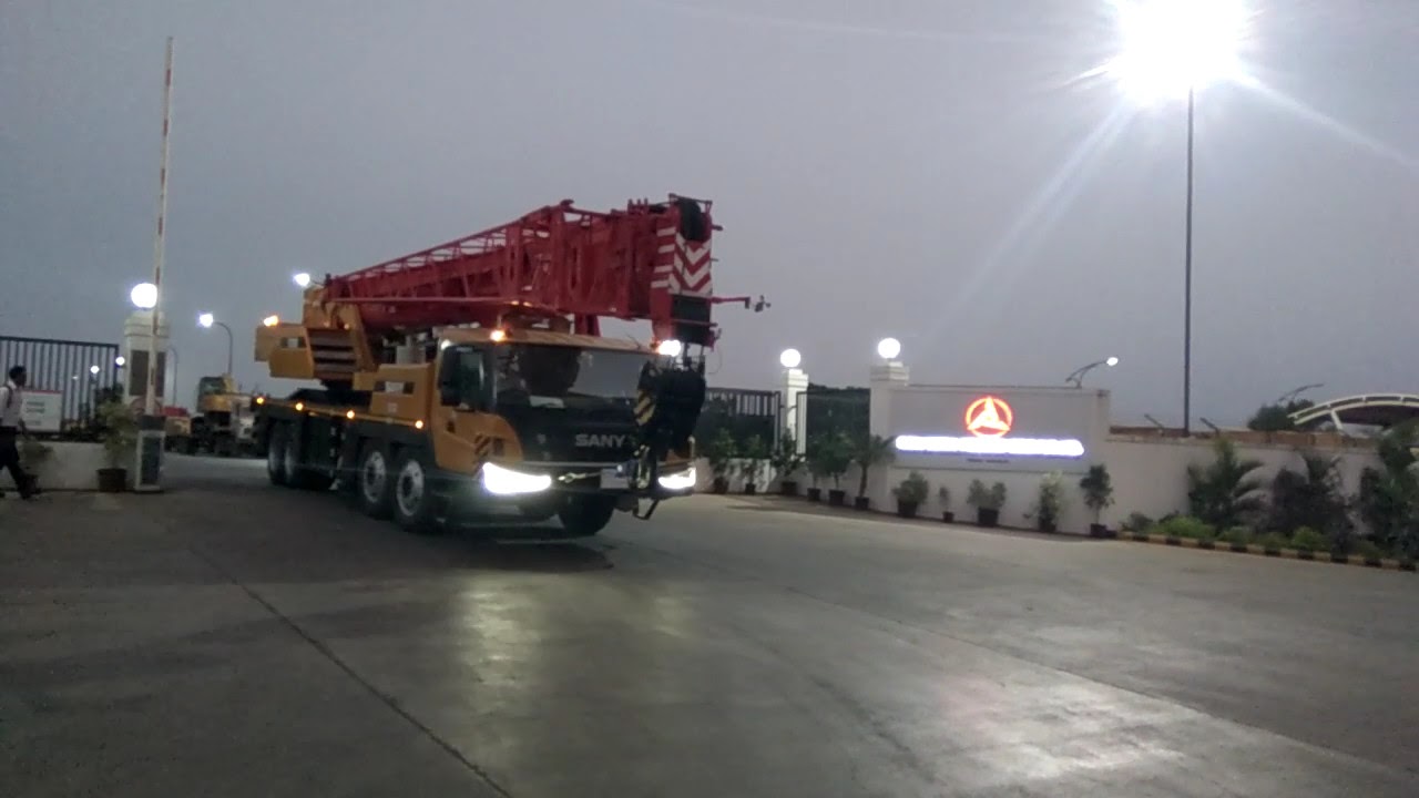 New SANY STC 800 review by Harish Crane Services Neemrana - YouTube