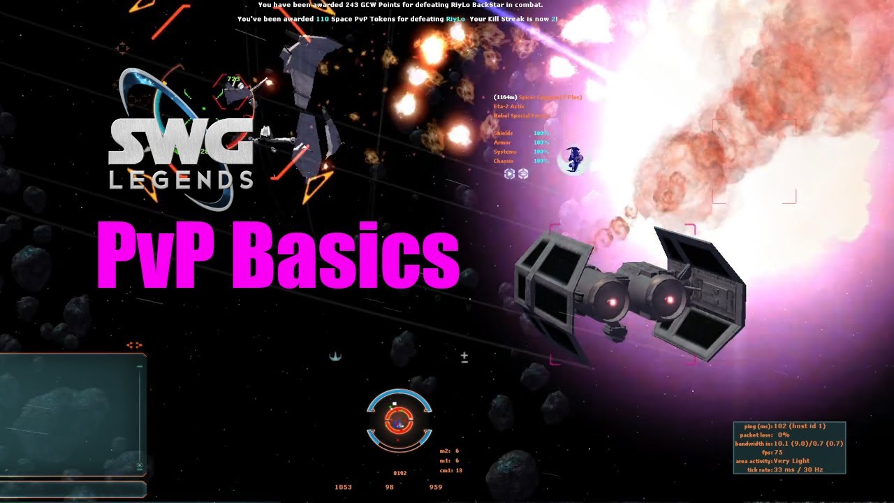 SWG Legends Space PvP 101 - YouTube