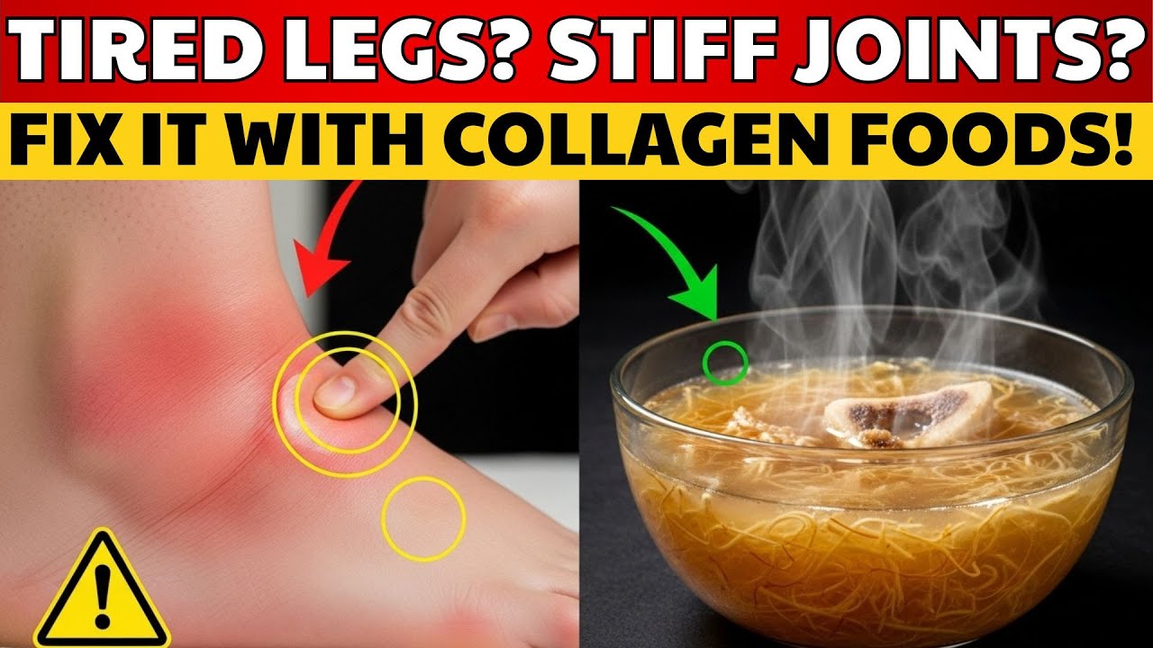 REVERSE Leg Weakness! 8 Collagen Foods That Help After 60 | Senior ...