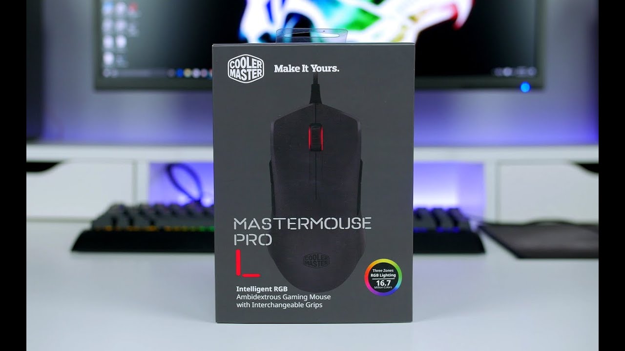 MasterMouse Pro L By Cooler Master Review - YouTube