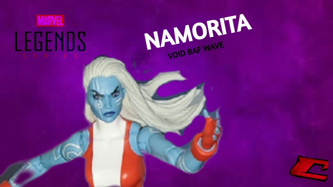 Marvel Legends Void BAF Wave Namorita - YouTube