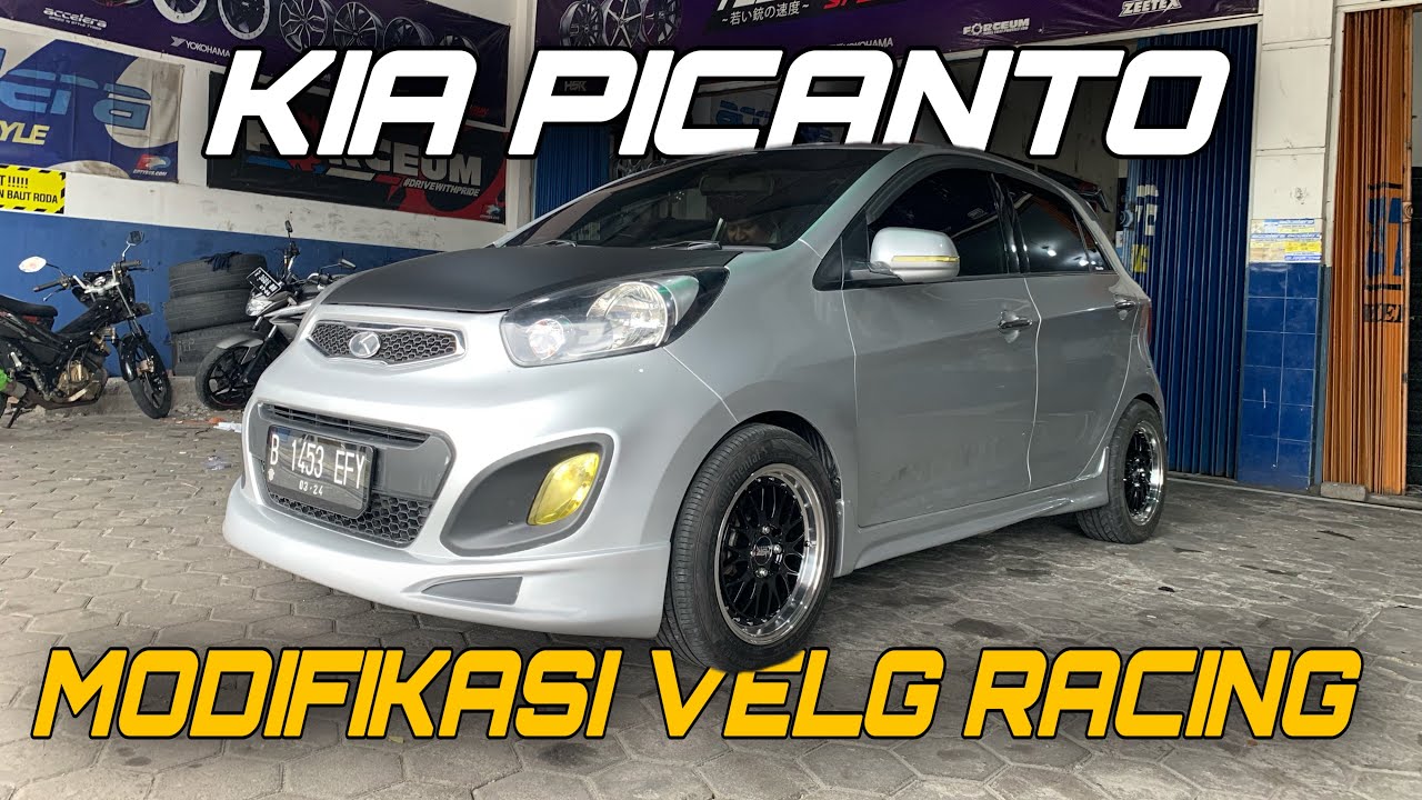 KIA PICANTO Ganti Velg Racing Ring 15 Hsr Oita Keren Abiss!!! - YouTube
