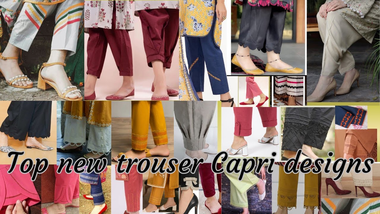 winter trouser/capri design | trouser design 2024 | trouser ke new ...