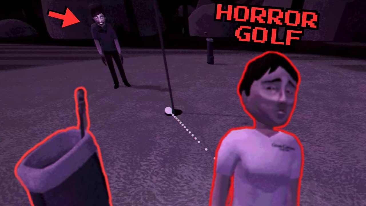 We Played A Golfing Horror Game that is Actually Scary?! - YouTube
