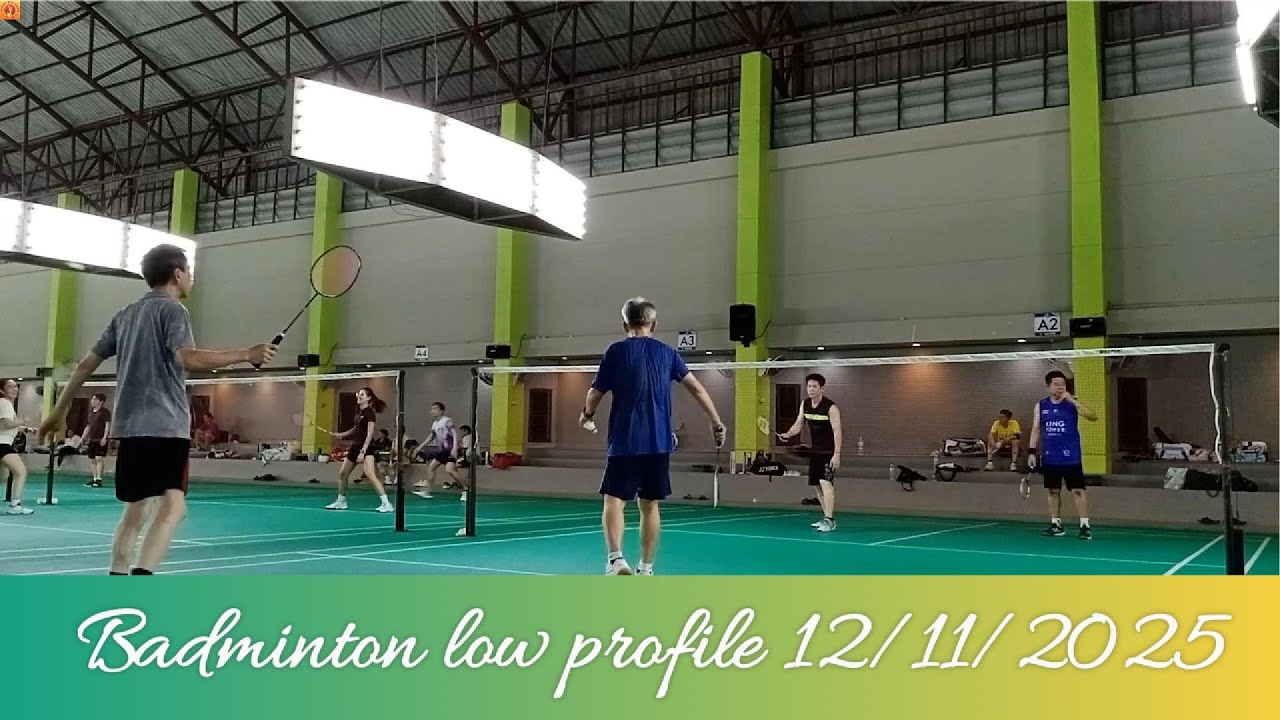Badminton low profile 12/11/2025 - YouTube