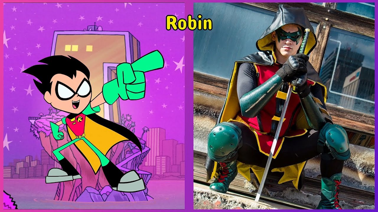 Teen Titans Go! Characters In Real Life - YouTube