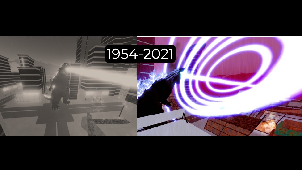 The evolution of Godzilla in KU. (1954-2021) OLD - YouTube