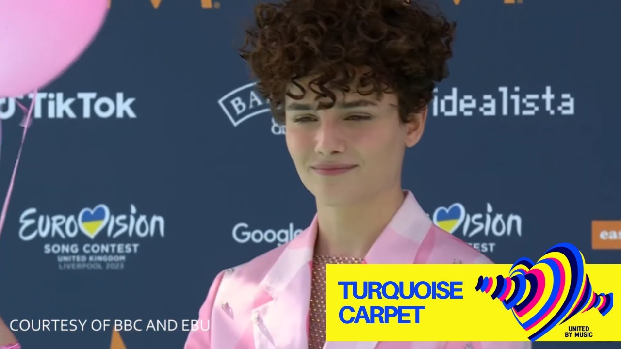 Reiley on the Turquoise Carpet (Eurovision Song Contest 2023, Liverpool ...