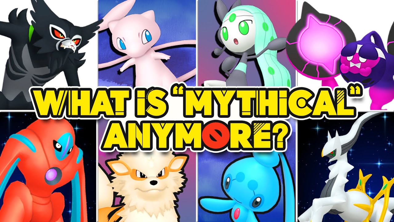 What is a Mythical Pokemon? - YouTube