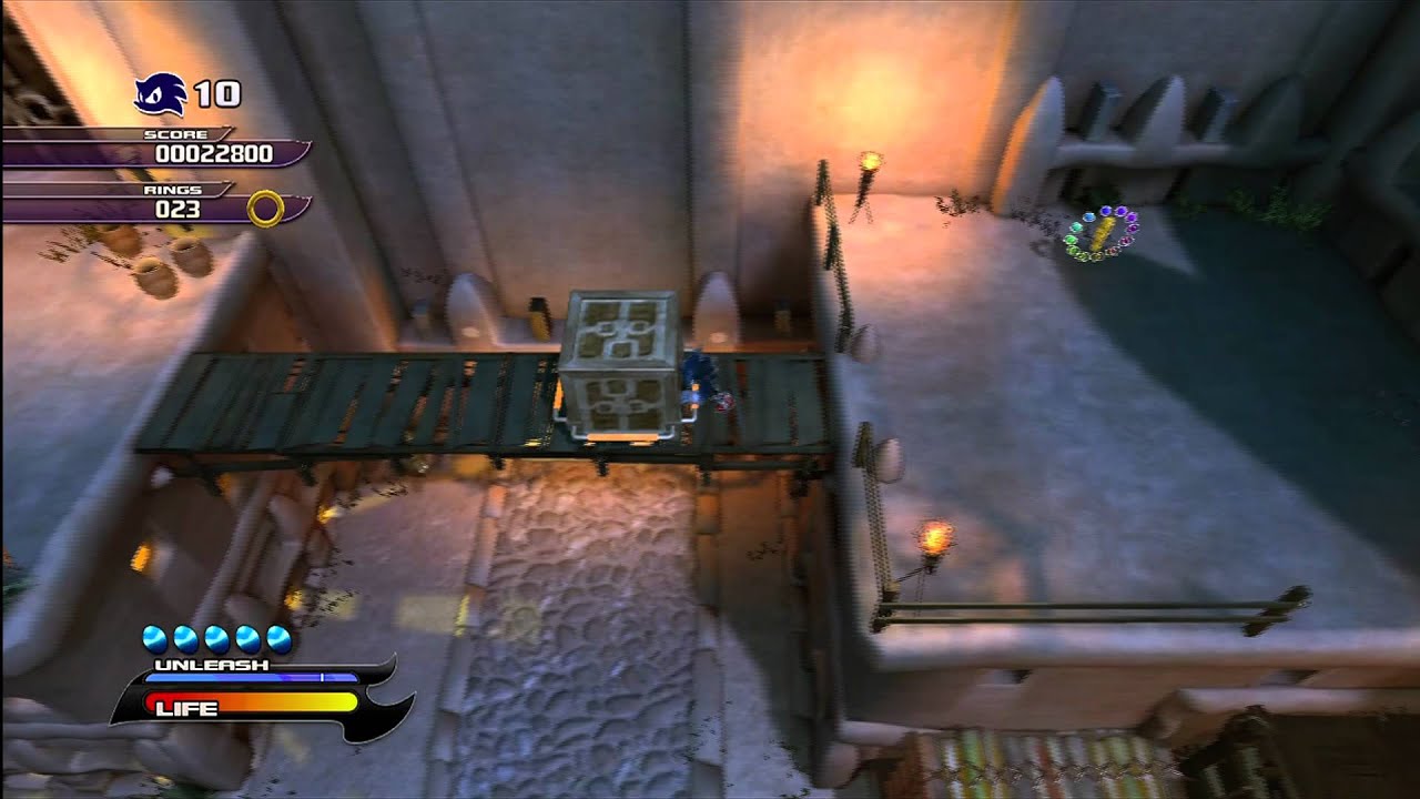 Let's Play Sonic Unleashed (360) Part 5- Brawls in the Mazuri Night ...