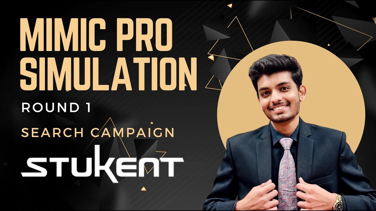 Stukent - Mimic Pro Simulation - Round 1 - Digital Marketing ...