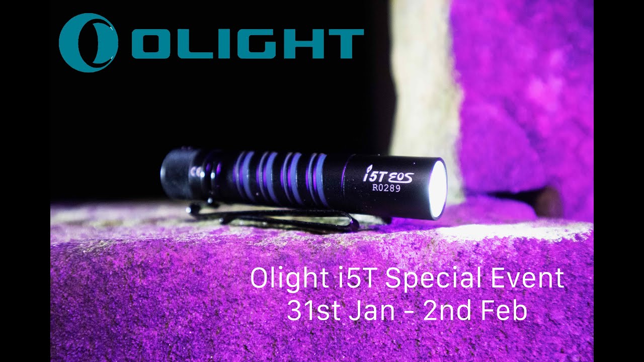 Olight UK #i5T Special Sale Event for China **FREE SHIPPING** - YouTube