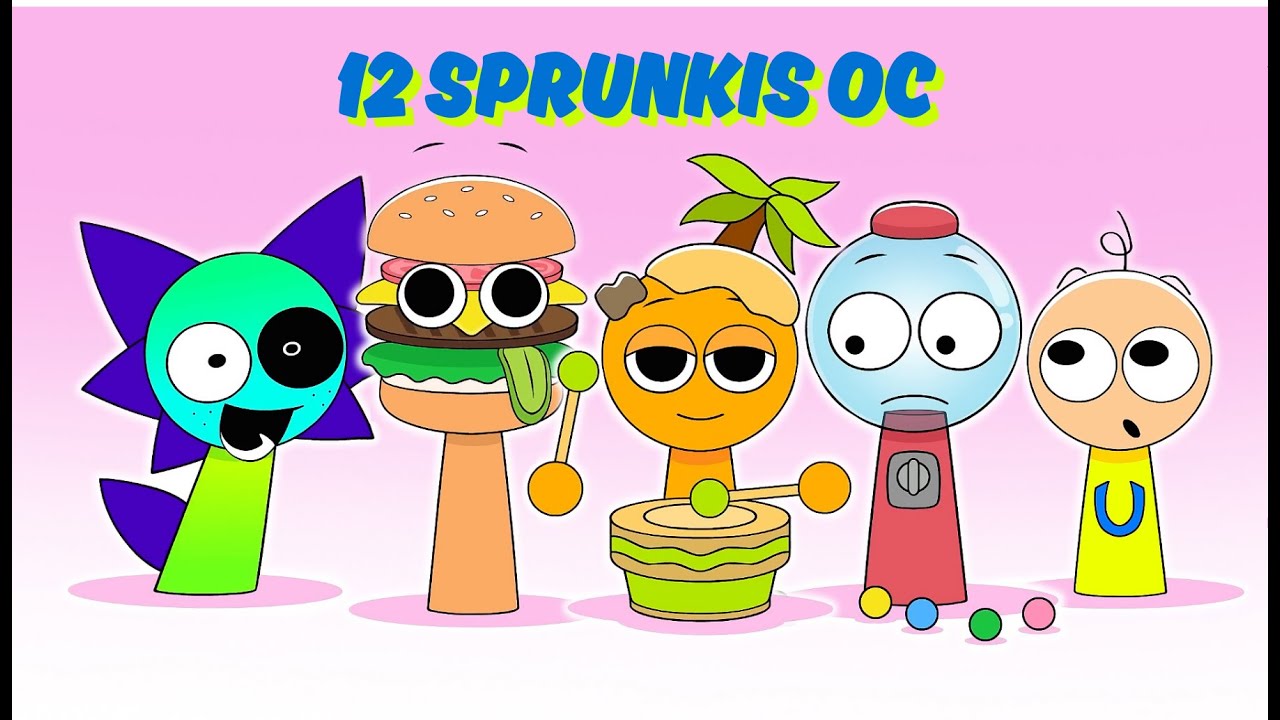 Sprunki OC Benny meets Sulfur, Banchi,Burger,Upin Pyramixed| 12 ...