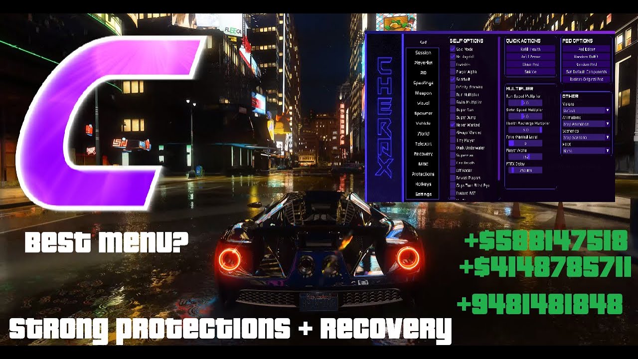 Cherax Mod menu (Best protections, insane features, Recovery) - YouTube