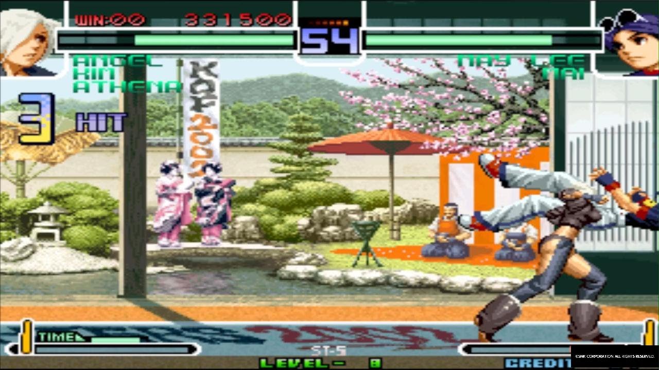 Combo infinito Angel KoF 2002 - YouTube