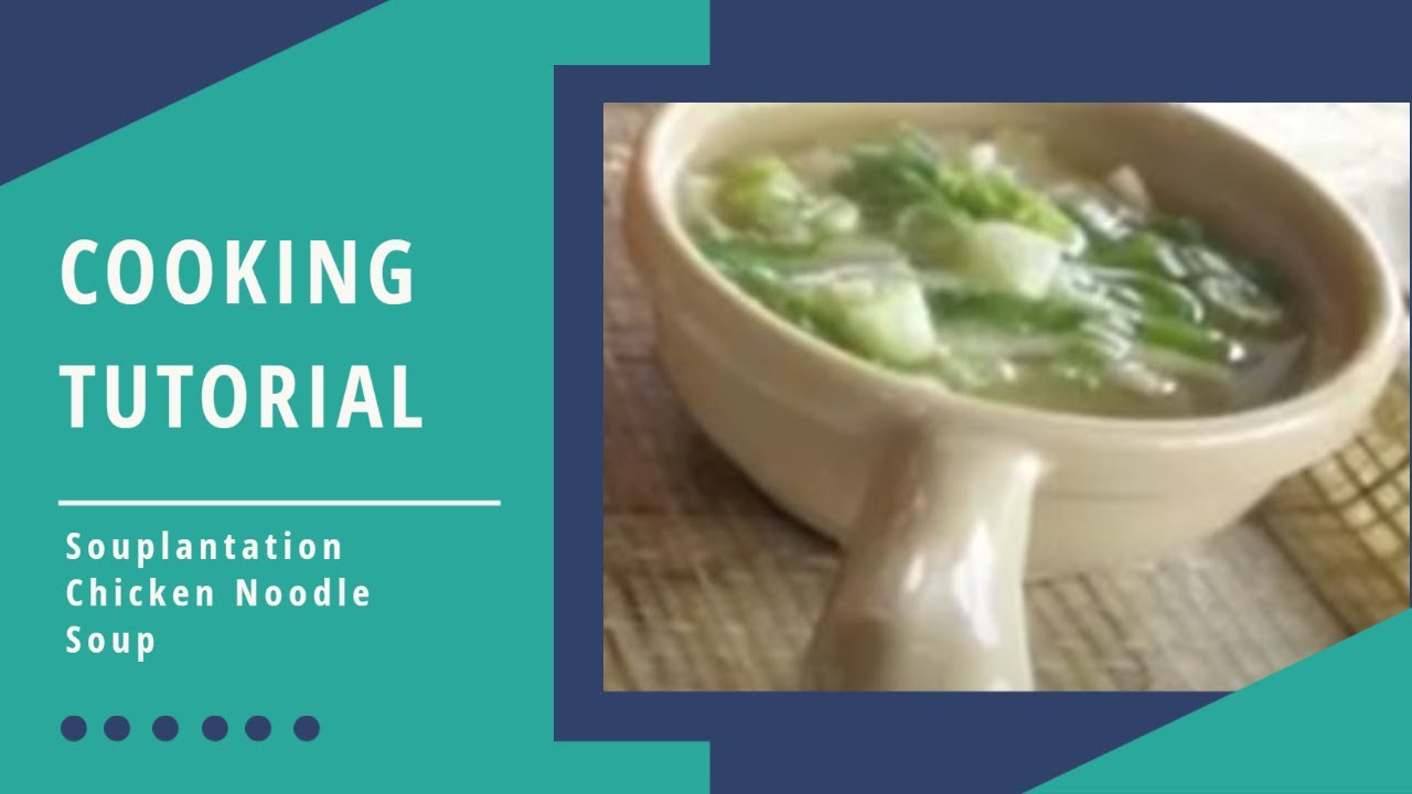 How to Make Souplantation (or Sweet Tomatoes) Chicken Soup - YouTube