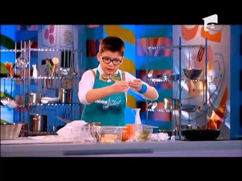 Junior Chef Andrei Dragomir a pregatit Scoici Saint Jacques cu spumă de ...