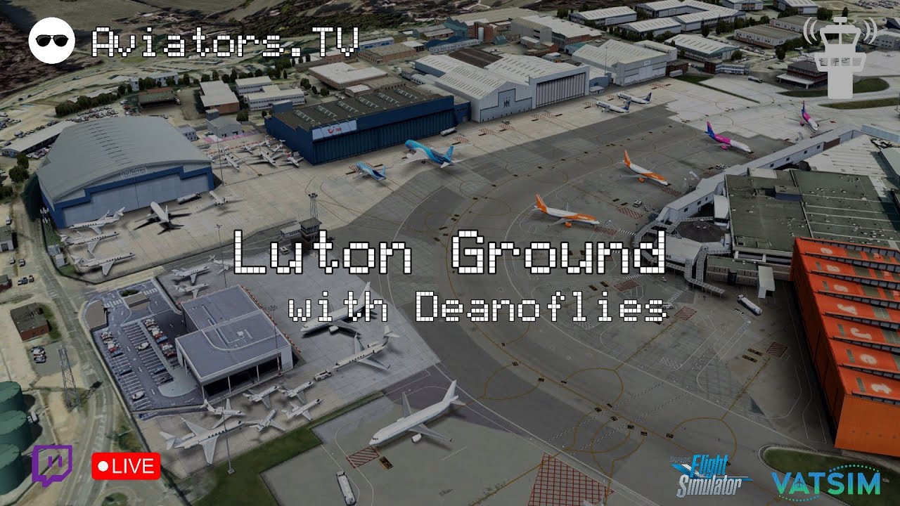[VATSIM] Luton tower with deanoflies - VATSIM event - YouTube