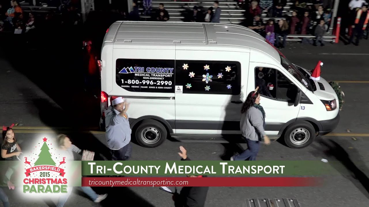 Tri County Medical Transport - 2015 Bakersfield Christmas Parade - YouTube