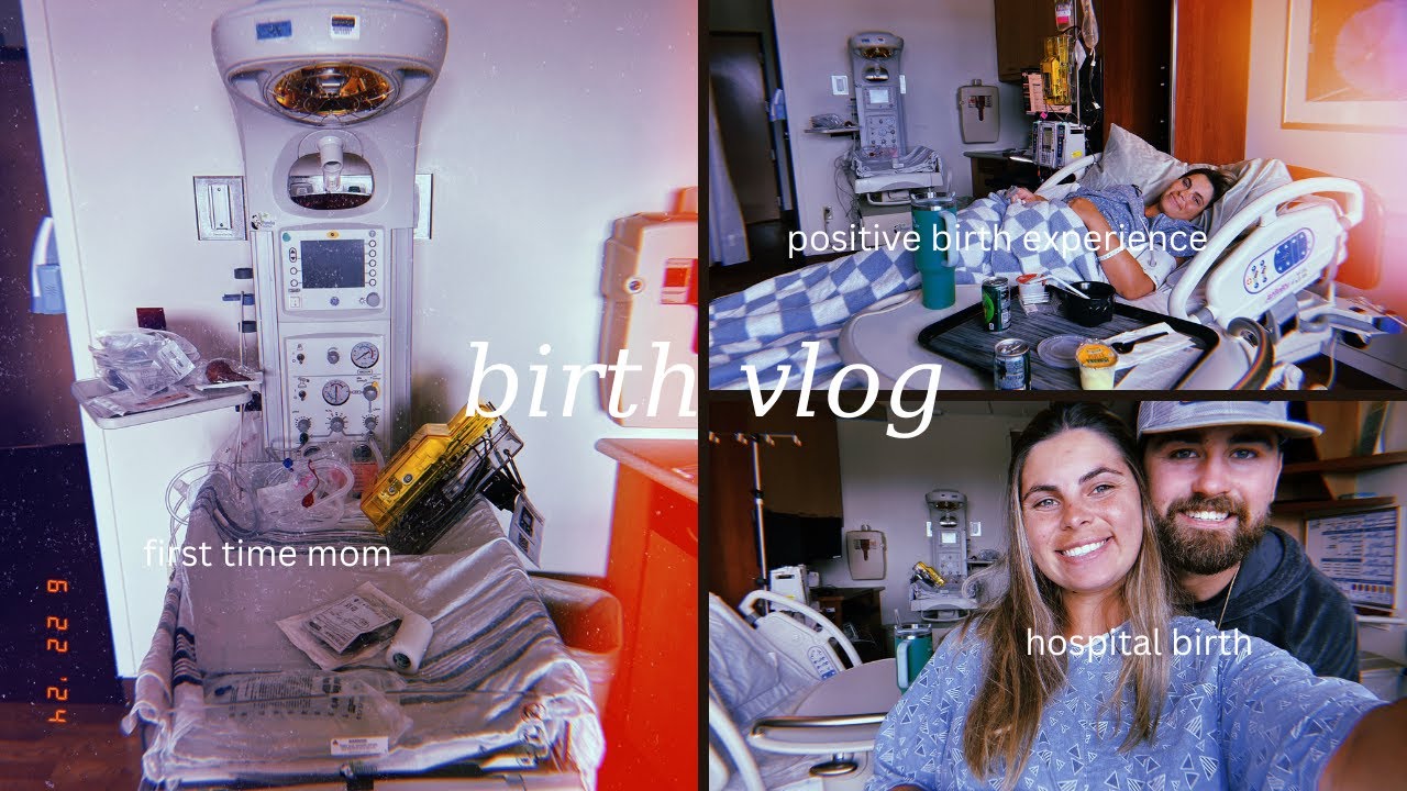 Birth Vlog: first time mom, hospital birth, positive experience - YouTube