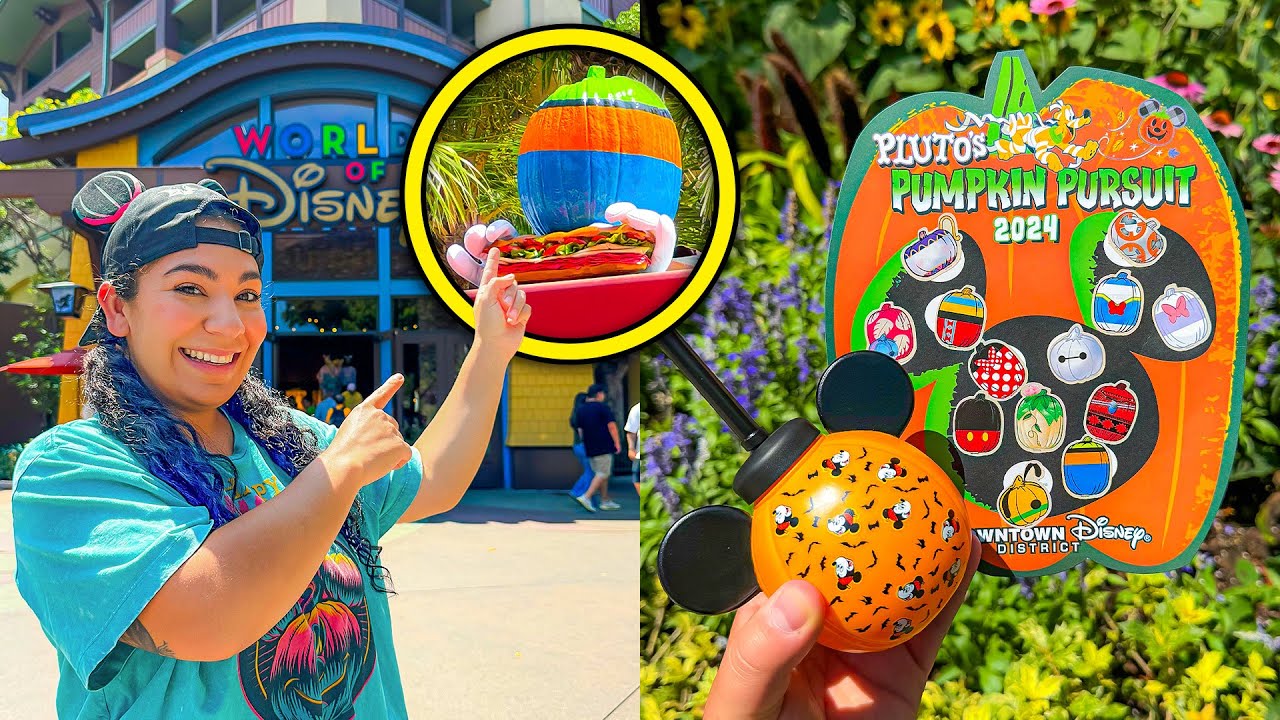 🎃 (IT’S TIME!) Pluto’s Pumpkin Pursuit 2024 At DOWNTOWN DISNEY ...