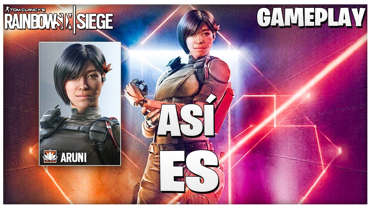ASI es ARUNI | NEON DAWN | Caramelo Rainbow Six Siege Gameplay Español ...