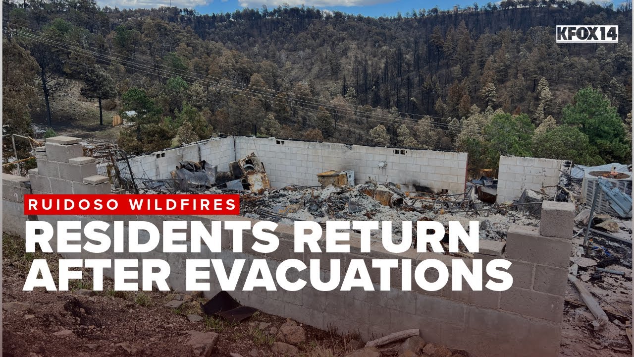 Ruidoso residents return after wildfires, face devastation and ongoing ...