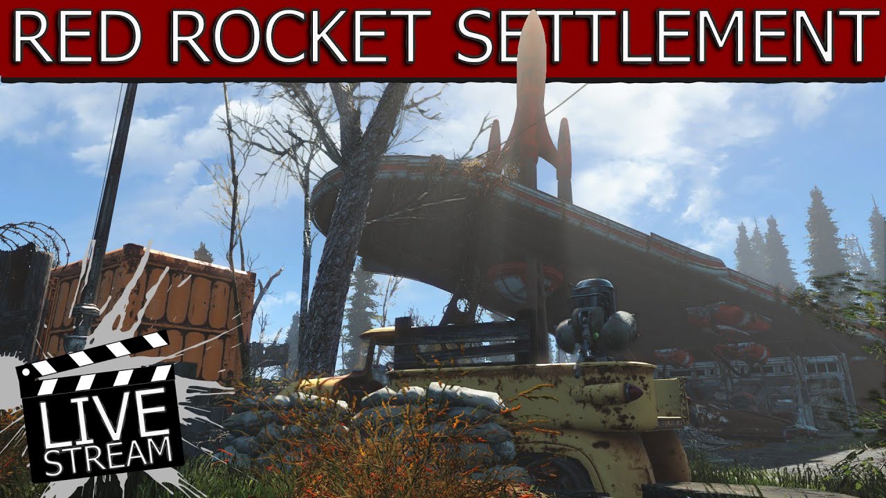 My FIRST BUILD at Red Rocket! - Fallout 4 Settlement Building ...