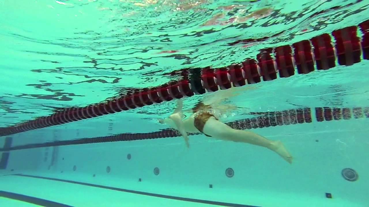 Slow motion dive into the swimming pool - YouTube