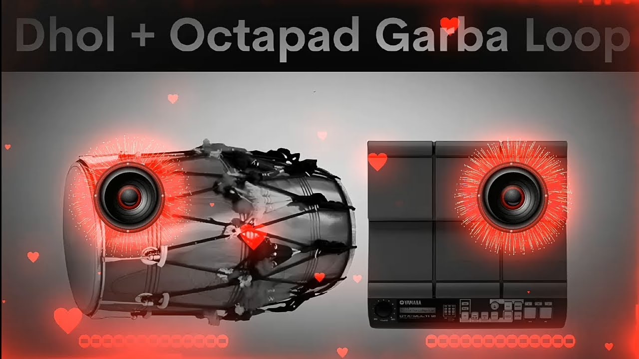 Dhol + octapad garba loop 🥁 l gujarati garba loop 🎬 - YouTube