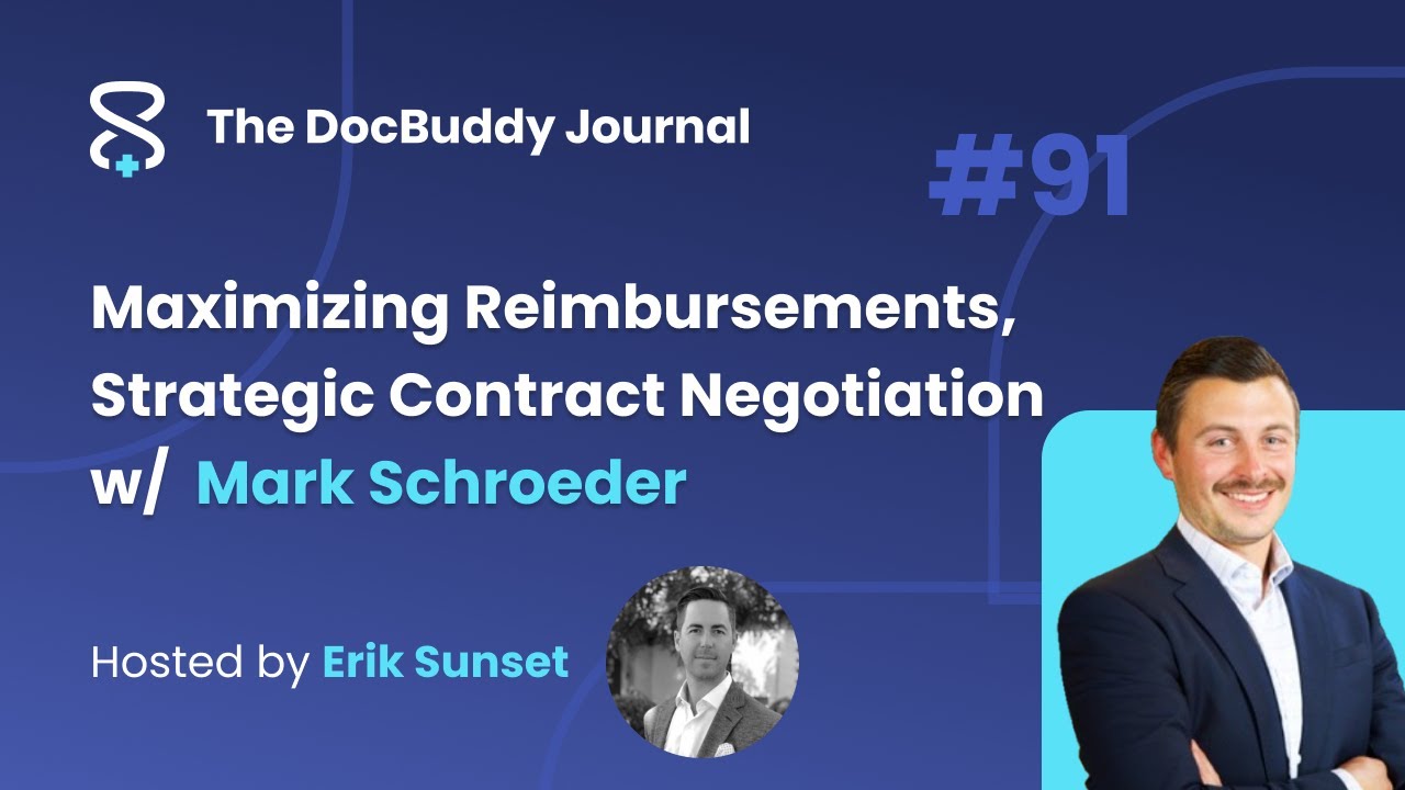 Mark Schroeder: Maximizing Reimbursements, Strategic Contract Negotiation - YouTube