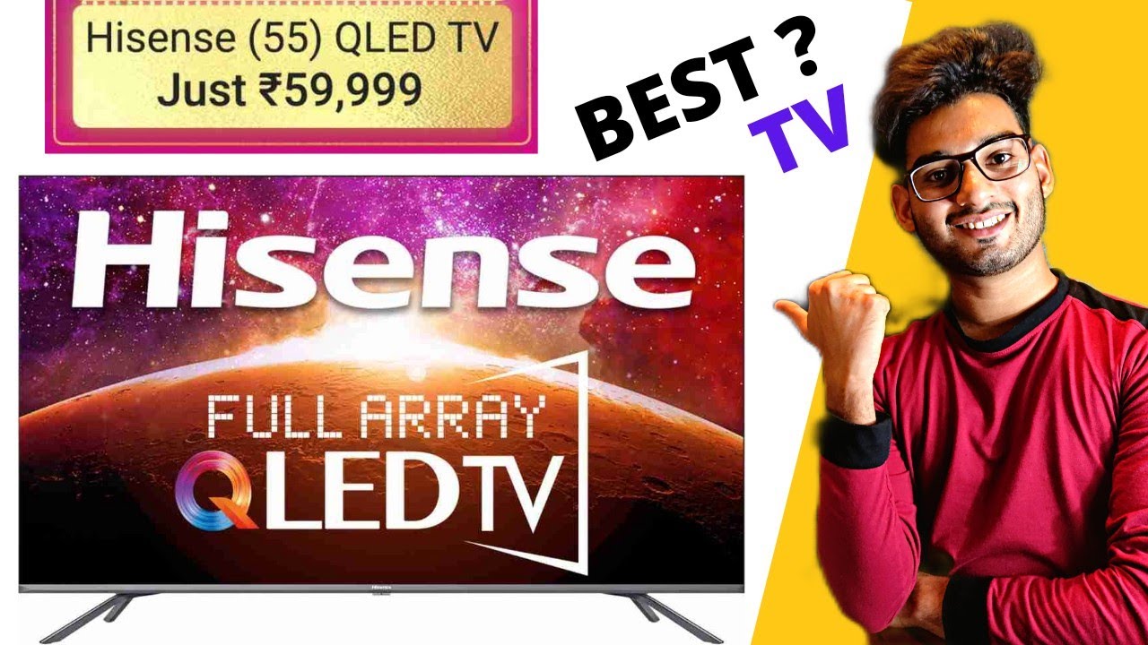 Hisense (55 inch) QLED Ultra HD (4K) Smart Android TV (55U6G) Hisense ...