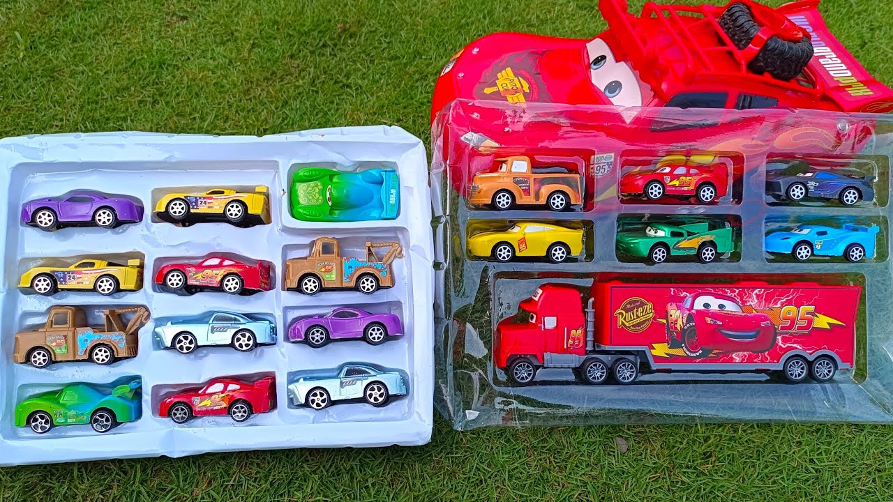 Disney Pixar Cars Unboxing Review | Lightning McQueen Mechanic Shop and ...