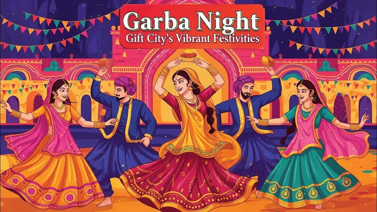 INSIDE GIFT CITY'S FIRST GARBA FESTIVAL! (YOU WON'T BELIEVE IT ...
