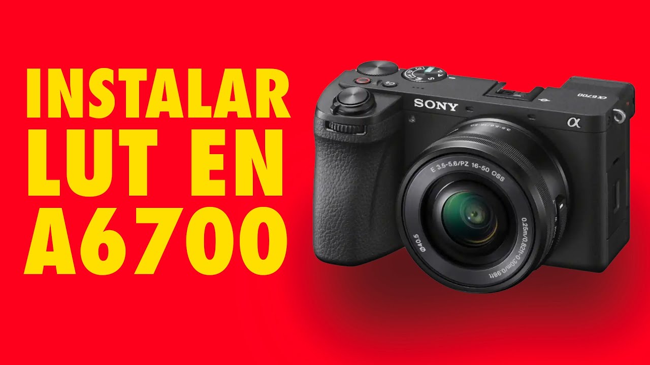 ¿Cómo Instalar LUTs en la A6700? ZV E1, a7c II, FX3, FX30 - YouTube