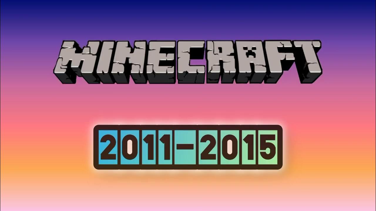 evolution of logo-Minecraft - YouTube